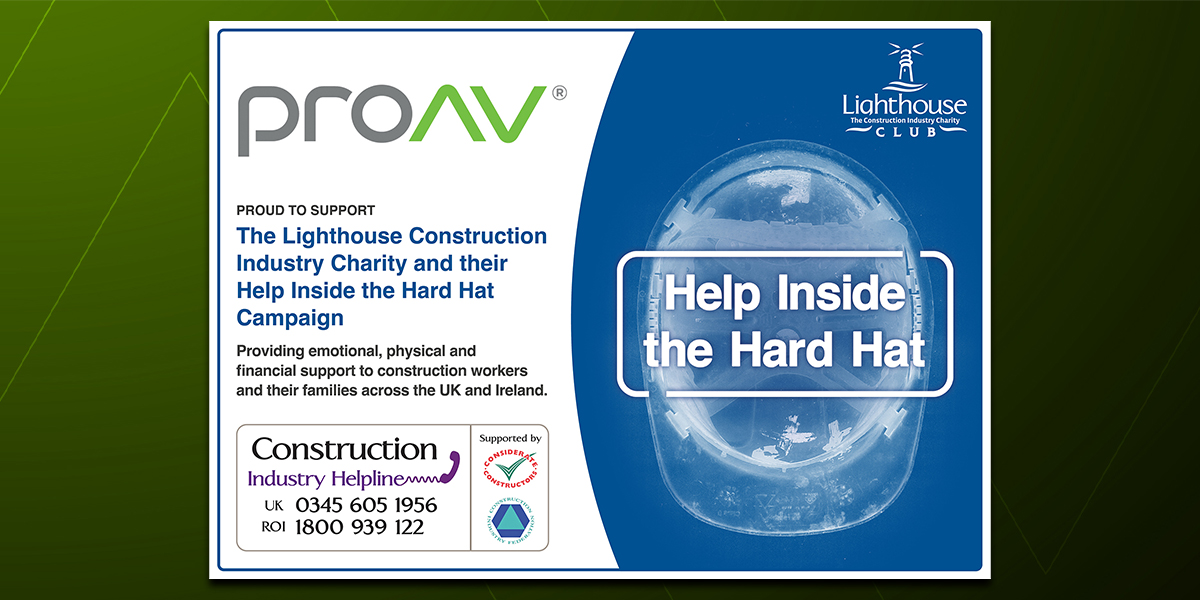 proAV verspricht Unterstützung für die Wohltätigkeitsorganisation The ...