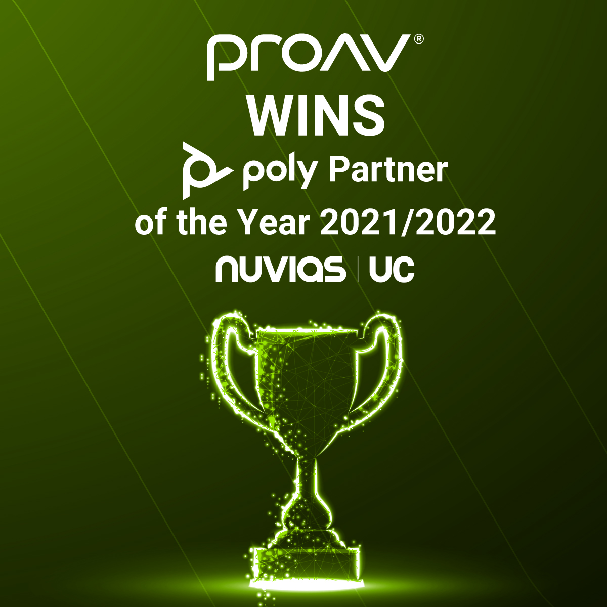 proAV named Poly Partner of the Year by Nuvias UC | proAV